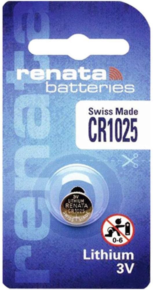 CR1025 Battery Renata or Panasonic CR 1025 3V Coin Cell Battery